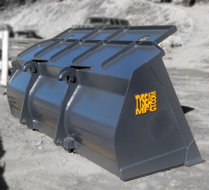 Wheel Loader Clean Up Buckets - Tysea Manufacturing Inc