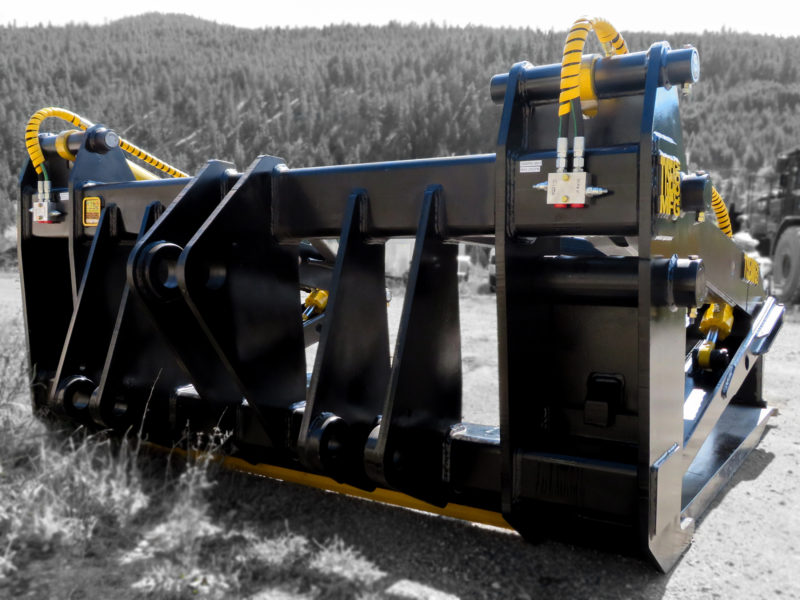 Wheel Loader Pipe Pole Grapples - Tysea Mfg Inc