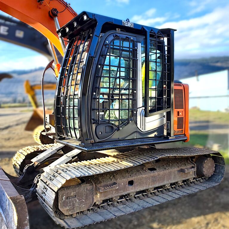 Excavator FOPS and Guarding - Tysea Manufacturing Inc